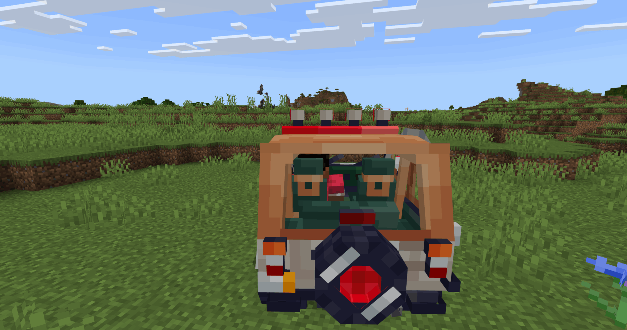Мод на «Джип» для Minecraft Bedrock Edition